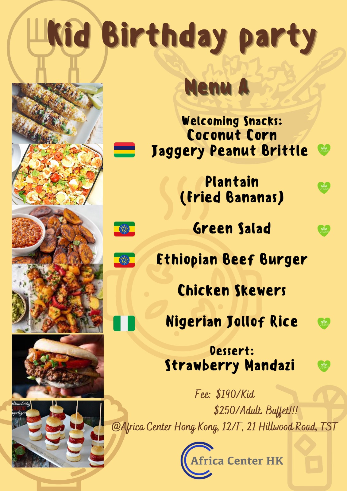 Kids Birthday Party Package – Africa Center Hong Kong